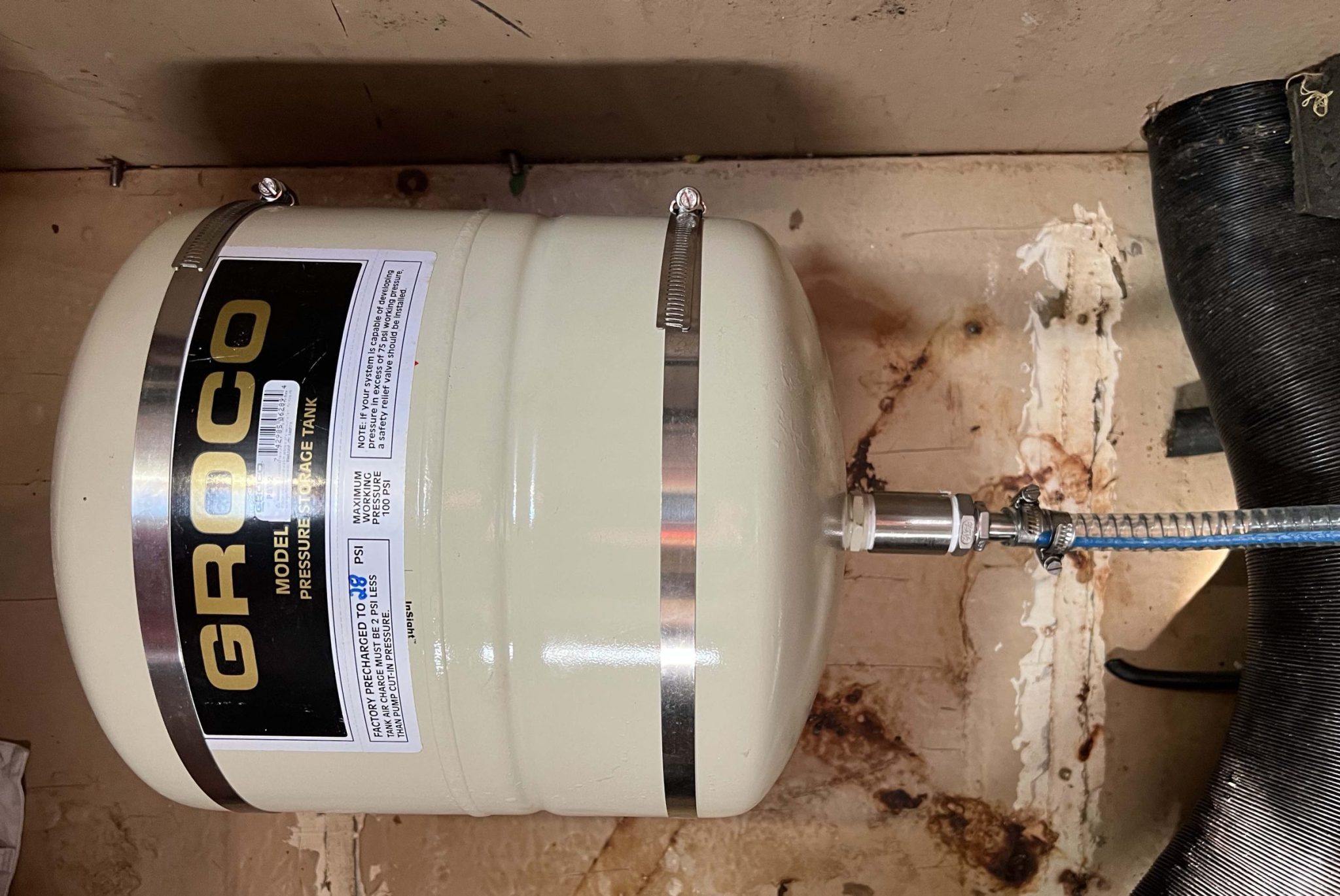 Installation of Groco Pressure Tank PST-2 – Yacht Hawk – Yachting and ...
